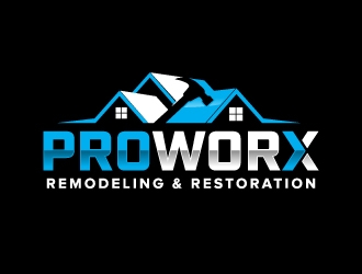ProWorx Remodeling & Restoration Logo Design - 48hourslogo