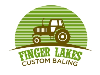 Finger Lakes Custom Baling Logo Design - 48hourslogo