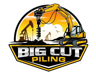 BIG CUT PILING Logo Design - 48hourslogo
