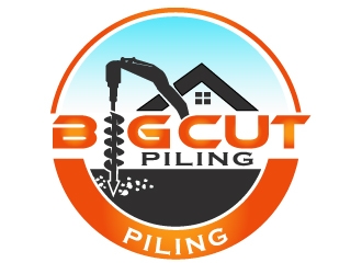 BIG CUT PILING Logo Design - 48hourslogo