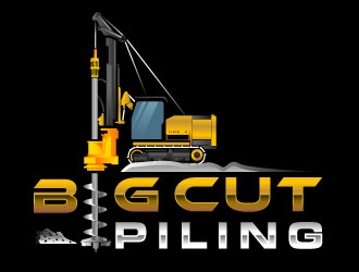 BIG CUT PILING Logo Design - 48hourslogo