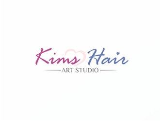 Kims Hair Art Studio Logo Design - 48hourslogo