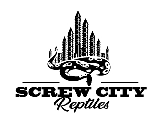 Screw City Reptiles Logo Design - 48hourslogo