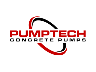 PUMPTECH CONCRETE PUMPS Logo Design - 48hourslogo