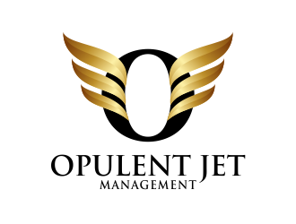 Opulent Jet Management Logo Design - 48hourslogo