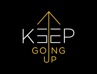 Keep Going Up Logo Design - 48hourslogo