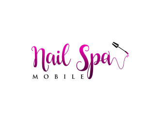 Nail Spa Mobile Logo Design - 48hourslogo