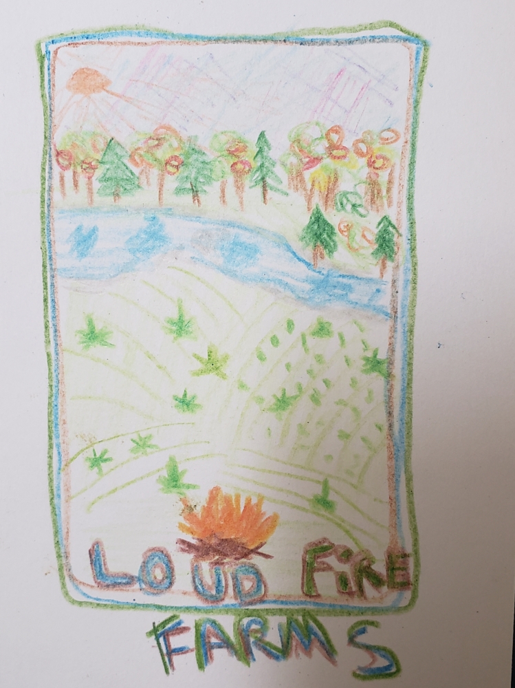 Loud Fire Farms Logo Design - 48hourslogo