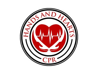 Hands and Hearts CPR Logo Design - 48hourslogo