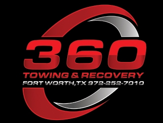 360 TOWING & RECOVERY Logo Design - 48hourslogo