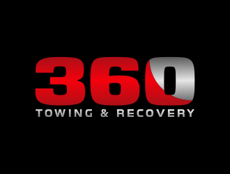 360 TOWING & RECOVERY Logo Design - 48hourslogo