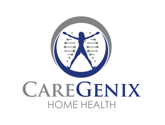 CareGenix Home Health Logo Design - 48hourslogo