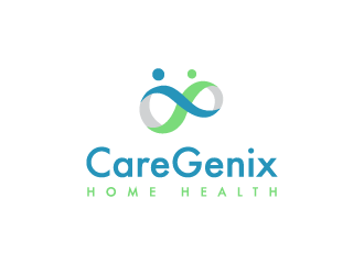 CareGenix Home Health Logo Design - 48hourslogo