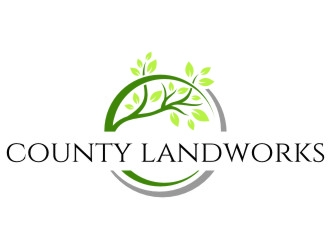 County Landworks Logo Design - 48hourslogo