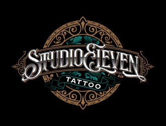 Studio 11 Tattoos Logo Design - 48hourslogo