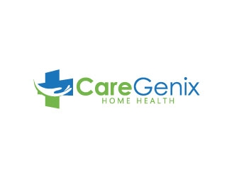 CareGenix Home Health Logo Design - 48hourslogo