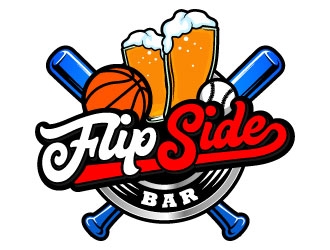 FlipSide Bar Logo Design - 48hourslogo