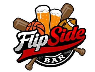 FlipSide Bar Logo Design - 48hourslogo