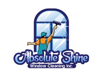Absolute Shine Window Cleaning Inc. Logo Design - 48hourslogo