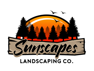 Sunscapes Landscaping Co. Logo Design - 48hourslogo