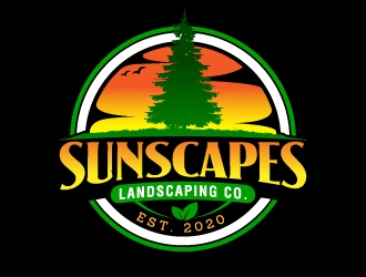 Sunscapes Landscaping Co. Logo Design - 48hourslogo