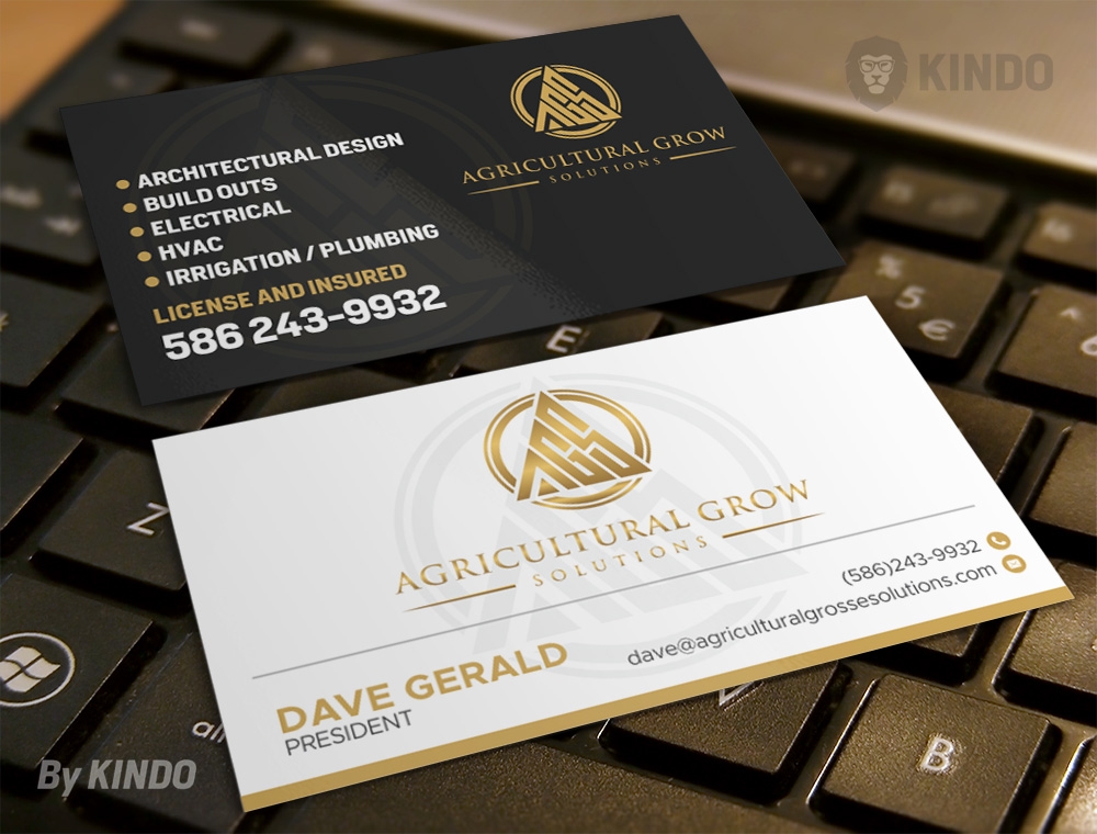 AGS Agricultural Grow Solutions Digital Design - 48hourslogo