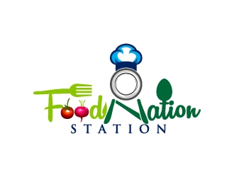 Food Nation Station Logo Design - 48hourslogo