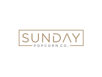 Sunday Popcorn Co. Logo Design - 48hourslogo