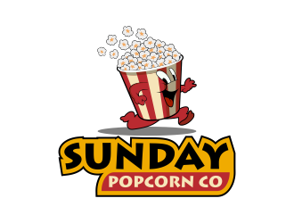 Sunday Popcorn Co. Logo Design - 48hourslogo