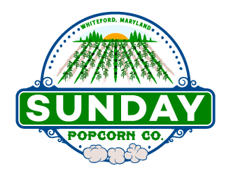 Sunday Popcorn Co. Logo Design - 48hourslogo