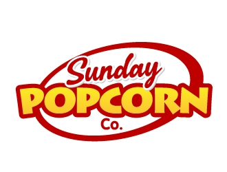 Sunday Popcorn Co. Logo Design - 48hourslogo