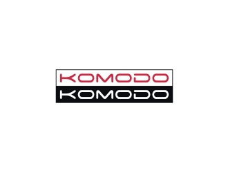 Komodo Black and Komodo Red Logo Design - 48hourslogo