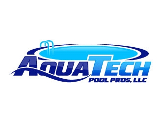 Aqua Tech Pool Pros, LLC Logo Design - 48hourslogo