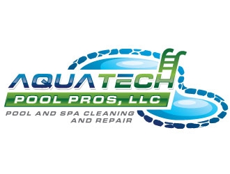 Aqua Tech Pool Pros, LLC Logo Design - 48hourslogo