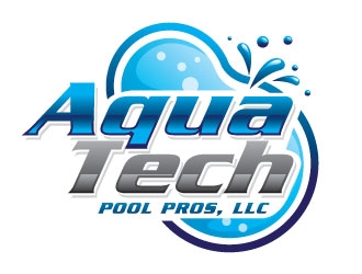 Aqua Tech Pool Pros, LLC Logo Design - 48hourslogo