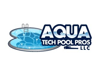 Aqua Tech Pool Pros, LLC Logo Design - 48hourslogo
