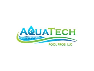 Aqua Tech Pool Pros, LLC Logo Design - 48hourslogo