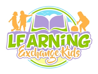Learning Exchange Kids Logo Design - 48hourslogo