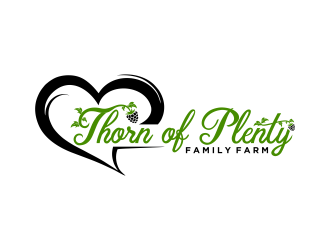 Thorn of Plenty Family Farm Logo Design - 48hourslogo