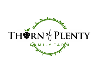 Thorn of Plenty Family Farm Logo Design - 48hourslogo