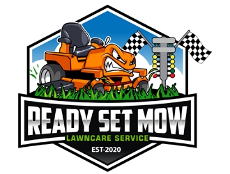 Ready Set Mow Logo Design - 48hourslogo
