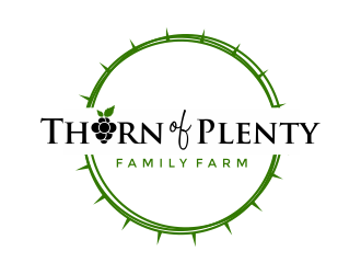 Thorn of Plenty Family Farm Logo Design - 48hourslogo