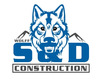 Wolff S & D Construction Logo Design - 48hourslogo
