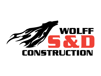 Wolff S & D Construction Logo Design - 48hourslogo