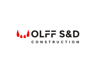 Wolff S & D Construction Logo Design - 48hourslogo
