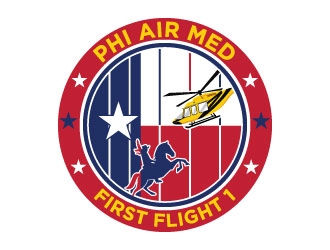 PHI Air Med Logo Design - 48hourslogo