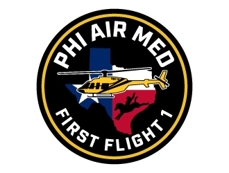 PHI Air Med logo design - 48hourslogo.com
