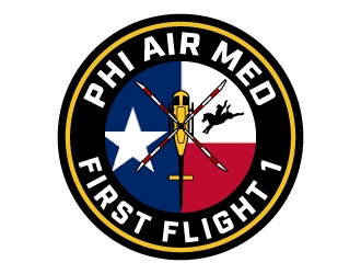 PHI Air Med Logo Design - 48hourslogo