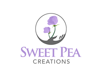 Sweet Pea Creations Logo Design - 48hourslogo