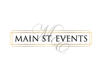 Main St. Events Logo Design - 48hourslogo
